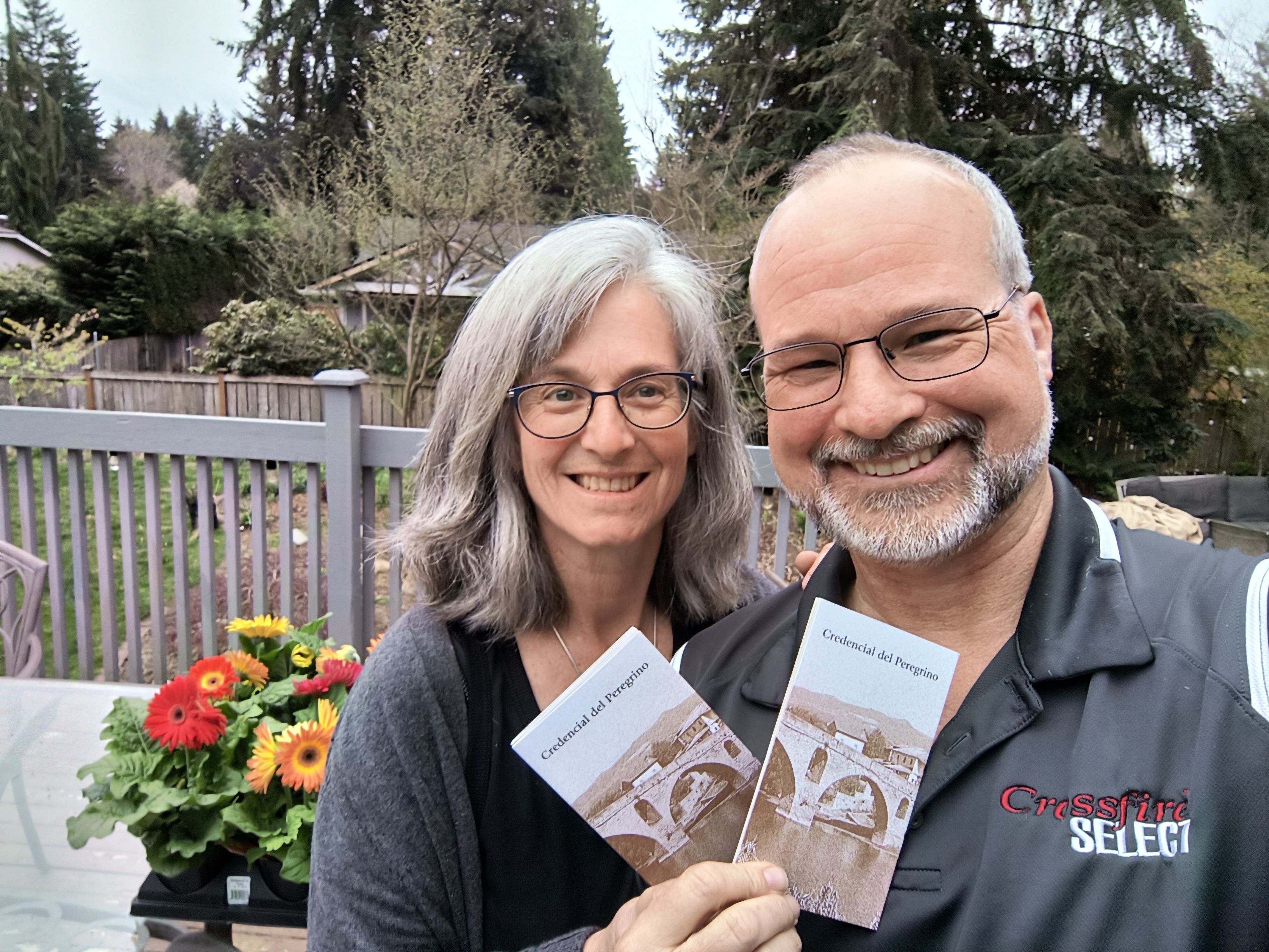 Credencial del Peregrino – Siri and David Adventures